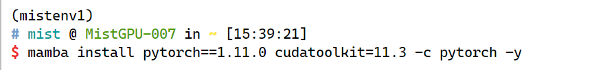conda创建虚拟环境 | MistGPU博客