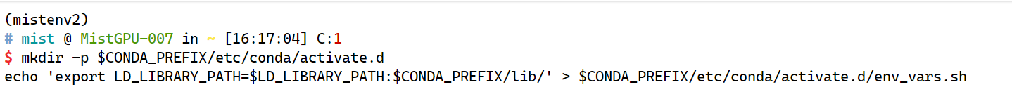 conda创建虚拟环境 | MistGPU博客